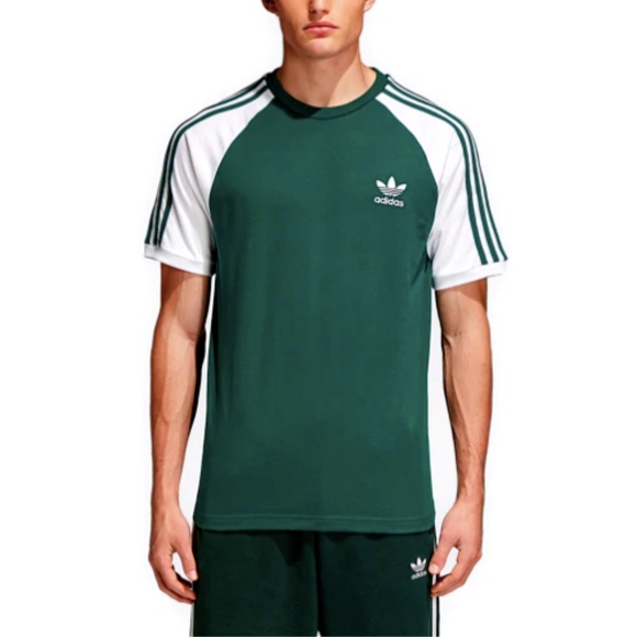 adidas | Shirts | Nwt Adidas Originals Raglan Tee Shirt Three Stripe ...
